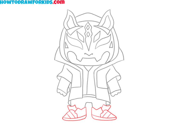 How to Draw Drift from Fortnite - Easy Drawing Tutorial For Kids