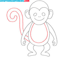 How to Draw a Cute Monkey - Easy Drawing Tutorial For Kids