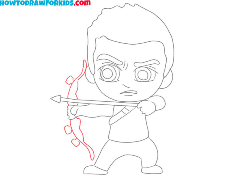How to Draw Hawkeye - Easy Drawing Tutorial For Kids