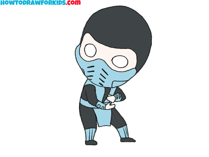 How to Draw Sub-Zero - Easy Drawing Tutorial For Kids