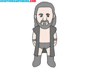 How to Draw WWE Superstar - Easy Drawing Tutorial For Kids