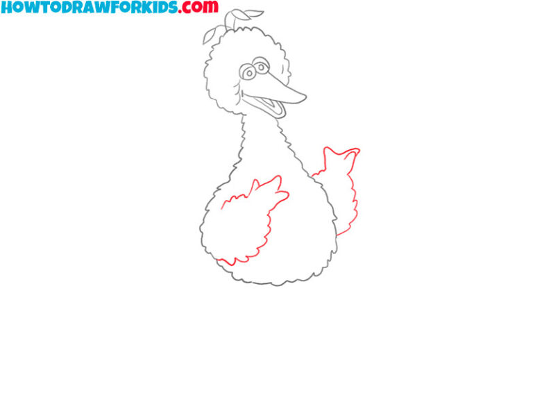 How to Draw Big Bird - Easy Drawing Tutorial For Kids