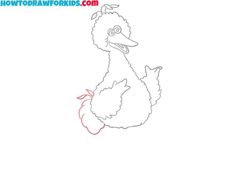 How to Draw Big Bird - Easy Drawing Tutorial For Kids