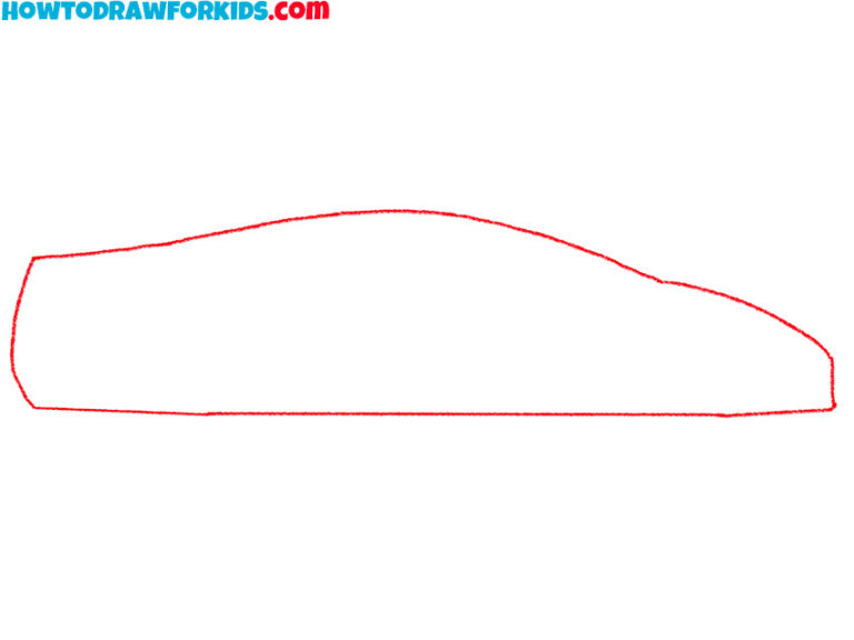 How to Draw a Super Car - Easy Drawing Tutorial For Kids