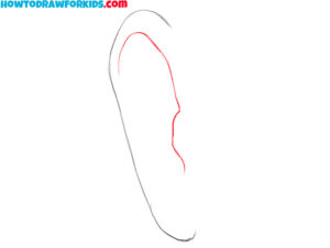 How to Draw an Ear from the Front - Drawing Tutorial For Kids
