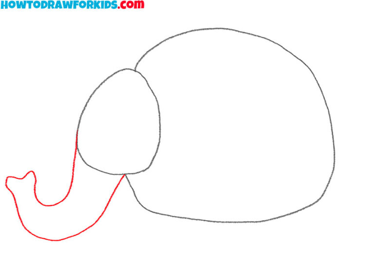 How to Draw a Mammoth - Easy Drawing Tutorial For Kids