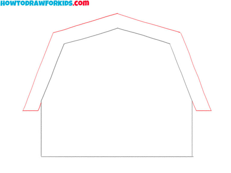 How to Draw a Farmhouse - Easy Drawing Tutorial For Kids