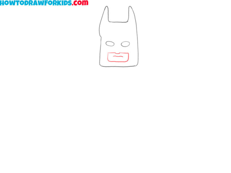 How to Draw Lego Batman - Easy Drawing Tutorial For Kids