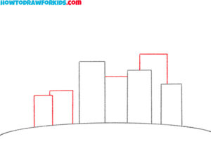 How to Draw a Town - Easy Drawing Tutorial For Kids