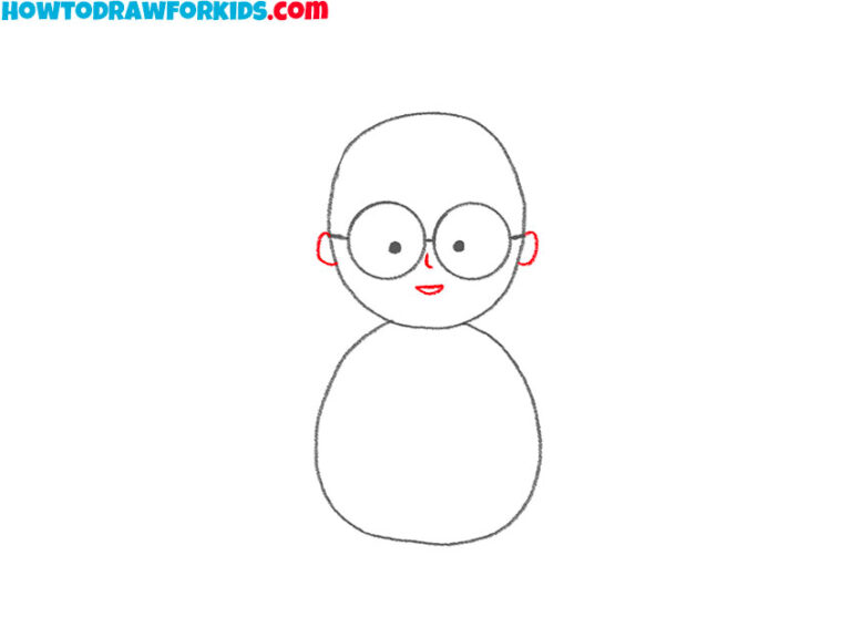 How to Draw an Old Lady - Easy Drawing Tutorial For Kids