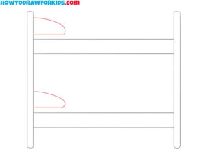 How to Draw a Bunk Bed - Easy Drawing Tutorial For Kids