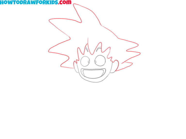 How to Draw Kid Goku - Easy Drawing Tutorial For Kids