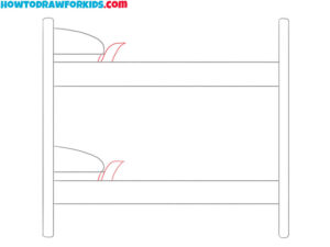 How to Draw a Bunk Bed - Easy Drawing Tutorial For Kids