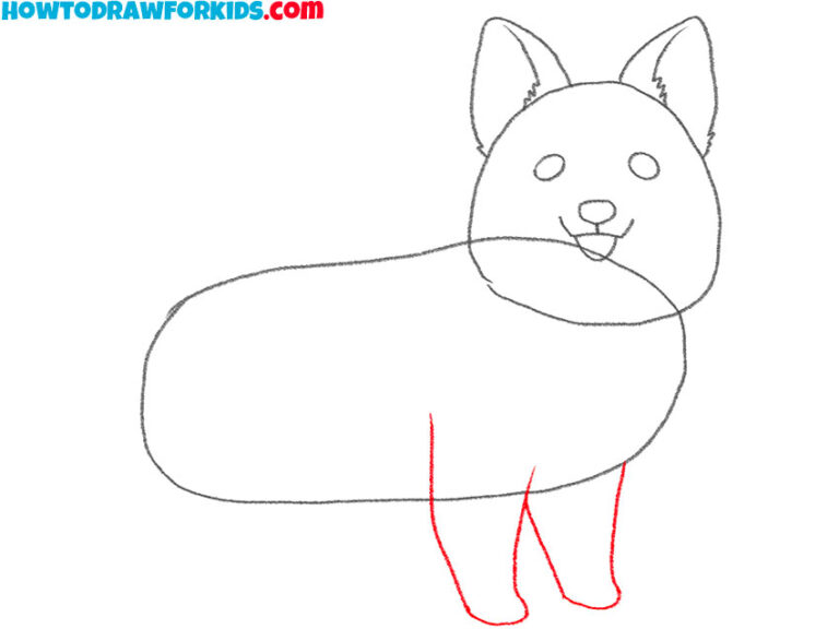 How to Draw a Border Collie - Easy Drawing Tutorial For Kids