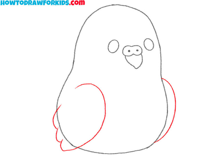 How to Draw a Budgie - Easy Drawing Tutorial For Kids
