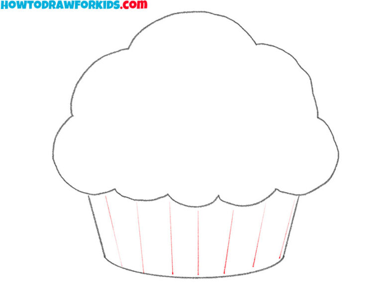 How to Draw a Cute Cupcake - Easy Drawing Tutorial For Kids