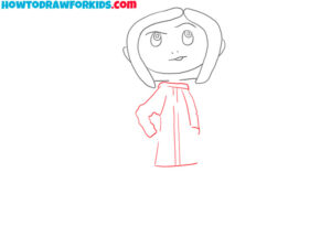 How to Draw Coraline - Easy Drawing Tutorial For Kids