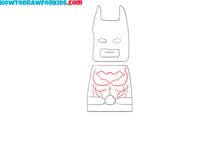 How to Draw Lego Batman - Easy Drawing Tutorial For Kids