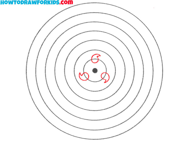 How to Draw Rinnegan - Easy Drawing Tutorial For Kids