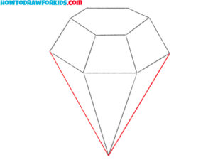 How to Draw an Emerald - Easy Drawing Tutorial For Kids