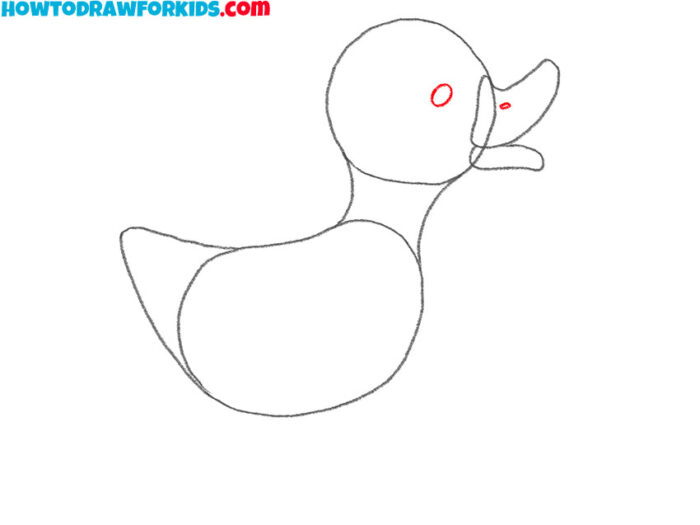 How to Draw a Cartoon Duck - Easy Drawing Tutorial For Kids