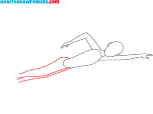 How to Draw a Swimming Person - Easy Drawing Tutorial For Kids