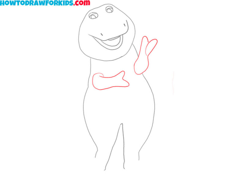 How to Draw Barney - Easy Drawing Tutorial For Kids