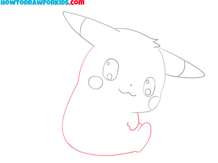 How to Draw Cute Pikachu - Easy Drawing Tutorial For Kids