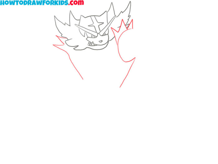 How to Draw Incineroar - Easy Drawing Tutorial For Kids