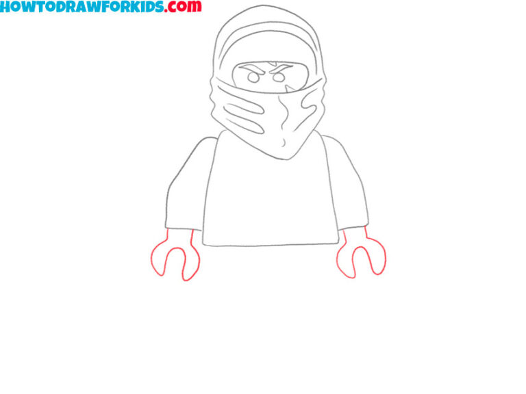 How to Draw Kai from Ninjago - Easy Drawing Tutorial For Kids