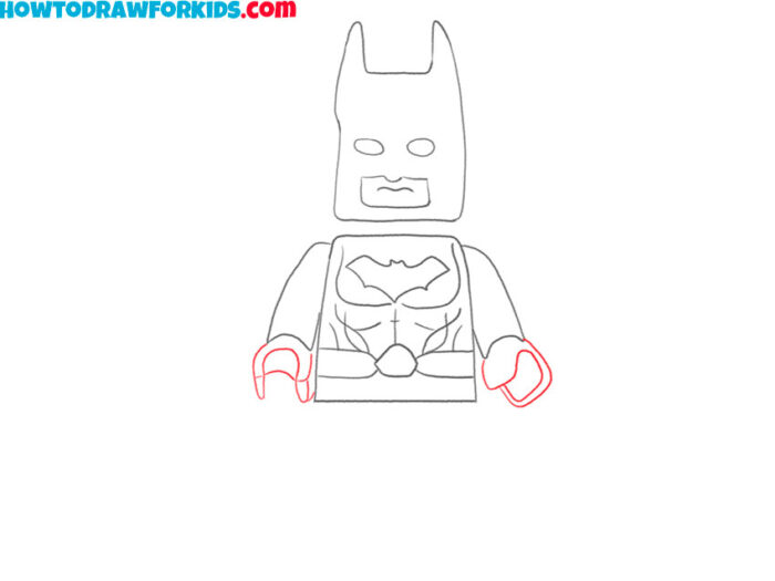 How to Draw Lego Batman - Easy Drawing Tutorial For Kids