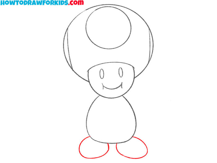 How to Draw Toad from Super Mario - Drawing Tutorial For Kids