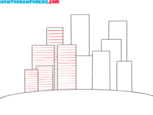 How to Draw a Town - Easy Drawing Tutorial For Kids