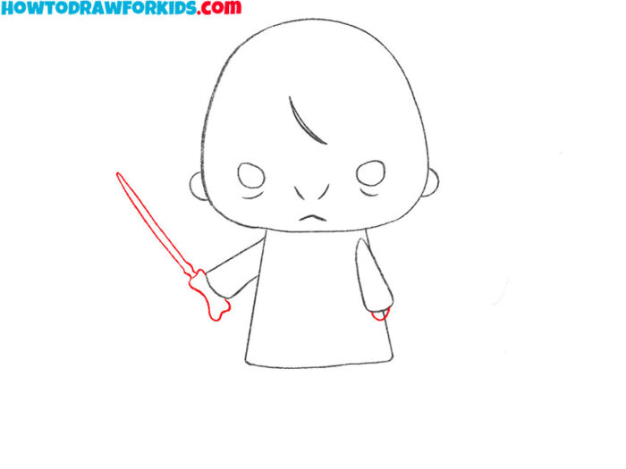 How to Draw Voldemort - Easy Drawing Tutorial For Kids
