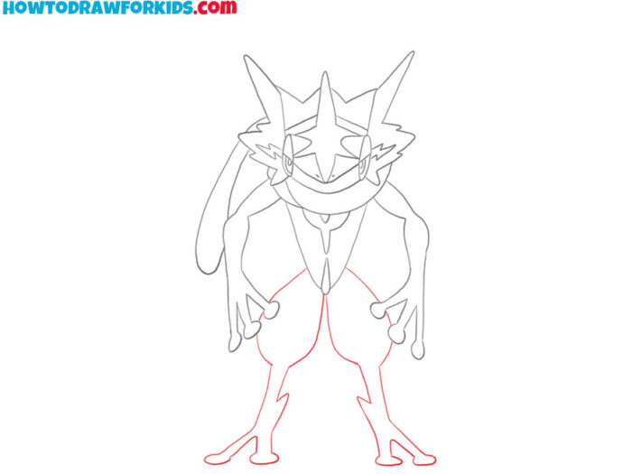 How to Draw Ash Greninja - Easy Drawing Tutorial For Kids