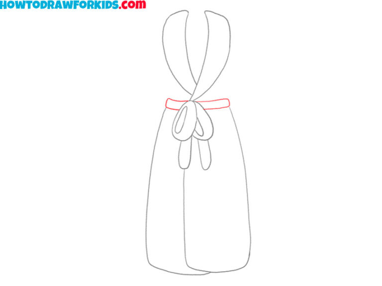 How to Draw a Bathrobe - Easy Drawing Tutorial For Kids