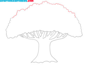 How to Draw a Big Tree - Easy Drawing Tutorial For Kids