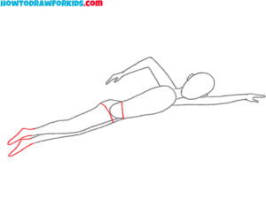How to Draw a Swimming Person - Easy Drawing Tutorial For Kids