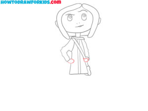 How to Draw Coraline - Easy Drawing Tutorial For Kids