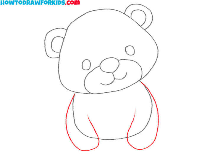 How to Draw a Baby Bear - Easy Drawing Tutorial For Kids