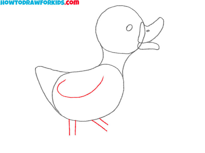 How to Draw a Cartoon Duck - Easy Drawing Tutorial For Kids