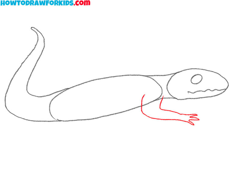 How to Draw a Reptile - Easy Drawing Tutorial For Kids