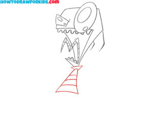 How to Draw Invader Zim - Easy Drawing Tutorial For Kids