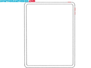 How to Draw an iPad - Easy Drawing Tutorial For Kids