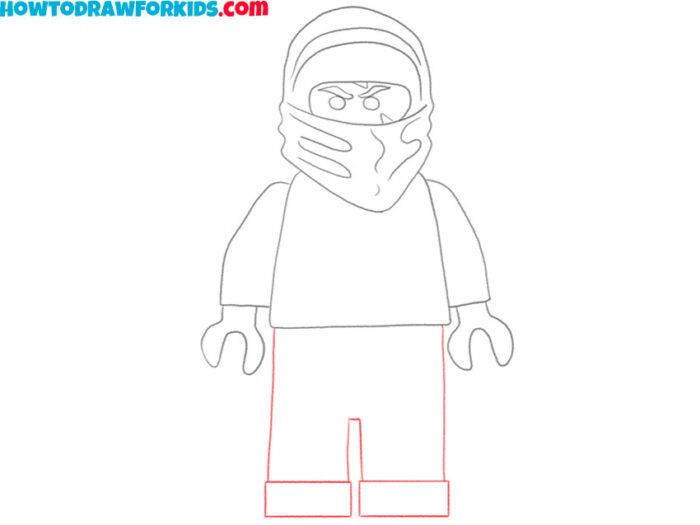 How to Draw Kai from Ninjago - Easy Drawing Tutorial For Kids