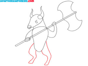 How to Draw the Minotaur - Easy Drawing Tutorial For Kids
