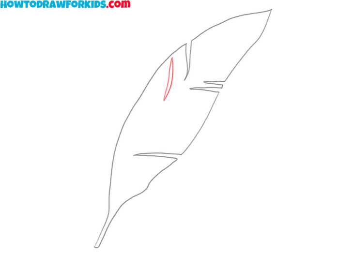 How to Draw a Palm Leaf - Easy Drawing Tutorial For Kids