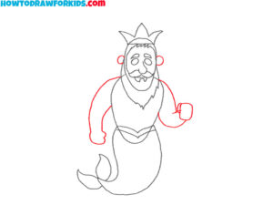 How to Draw Poseidon - Easy Drawing Tutorial For Kids