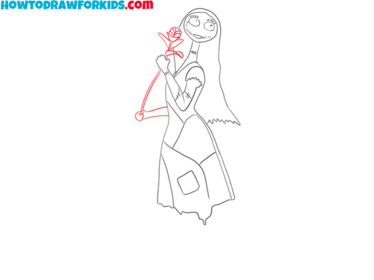 How to Draw Sally (The Nightmare Before Christmas)