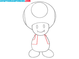 How to Draw Toad from Super Mario - Drawing Tutorial For Kids
